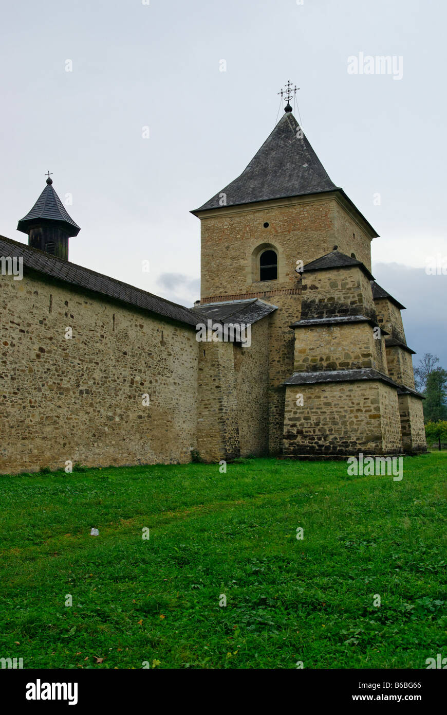 Sucevita monastery, Romania Stock Photo - Alamy