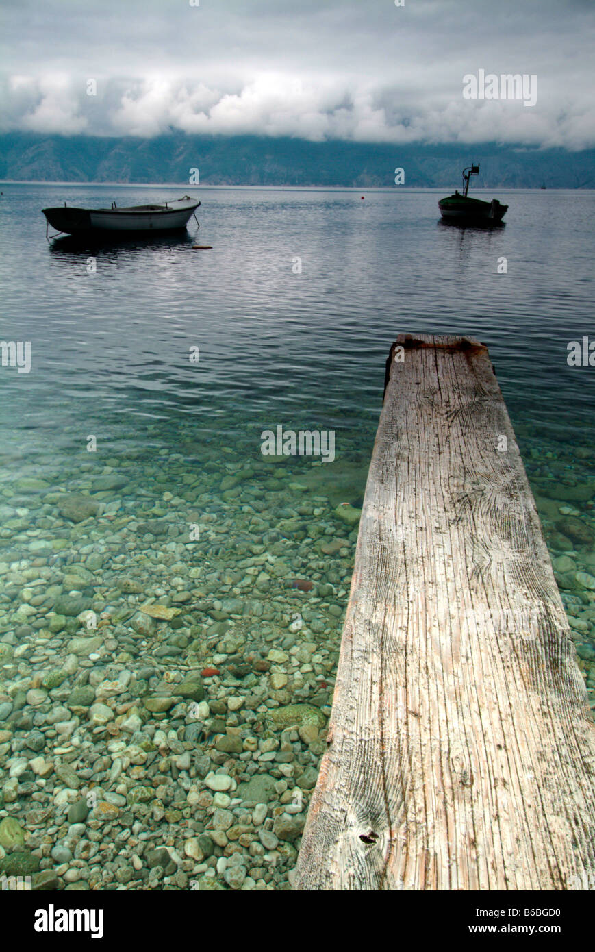 Two boats in river Stock Photo - Alamy