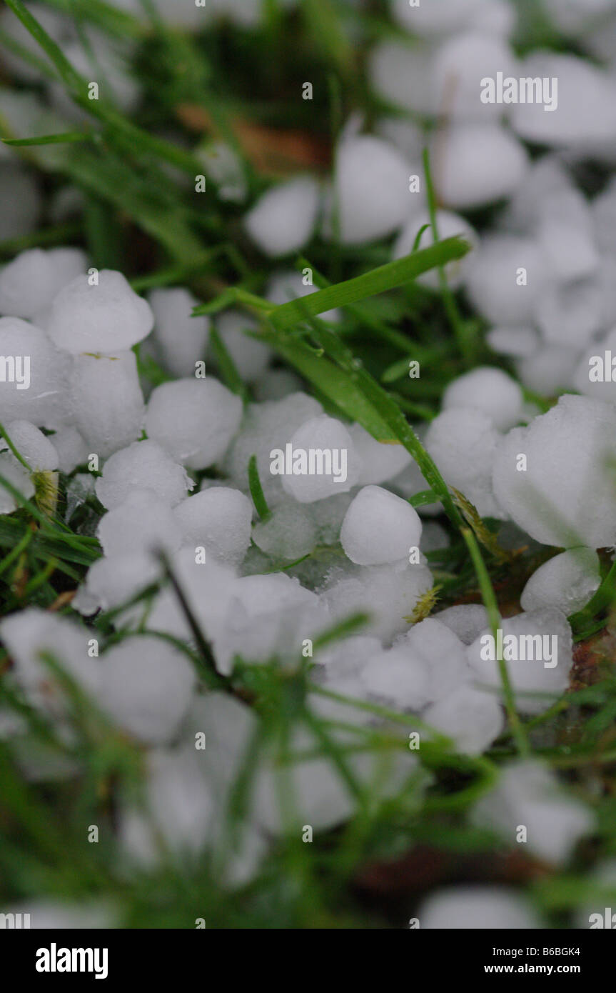 hail balls on the ground Stock Photo - Alamy