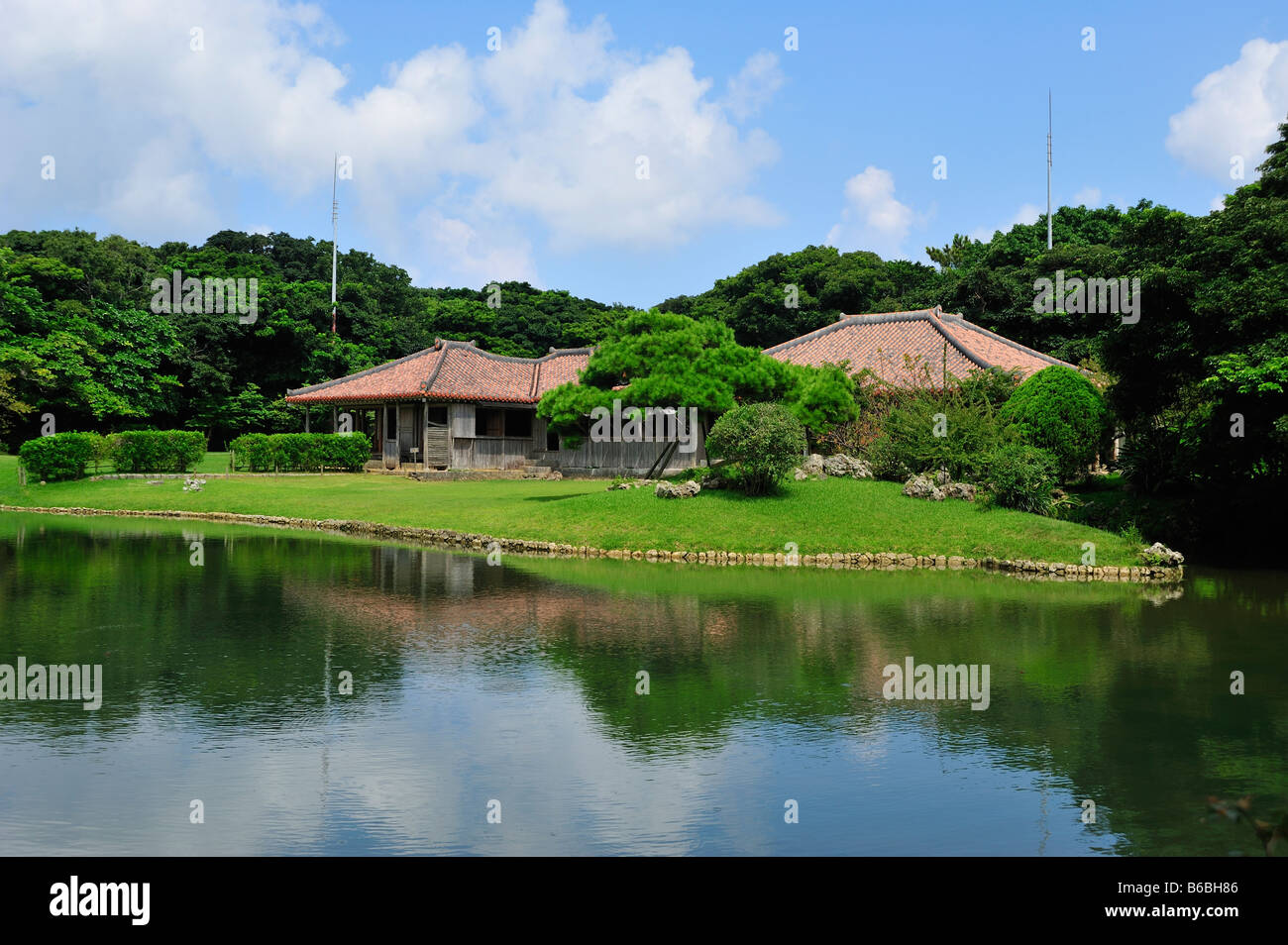 shikinaen shuri naha okinawa japan Stock Photo - Alamy