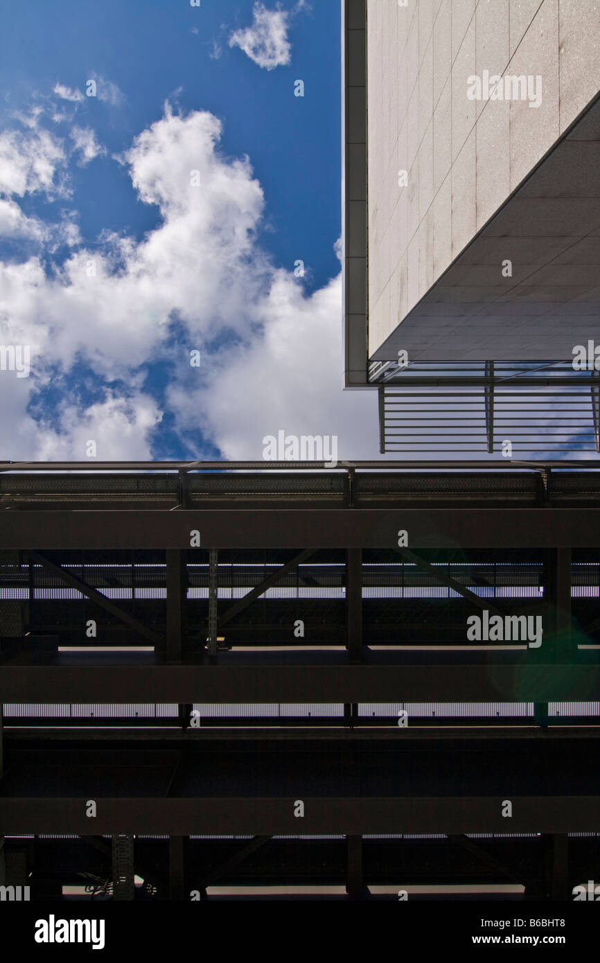 Clouds over building Stock Photo - Alamy