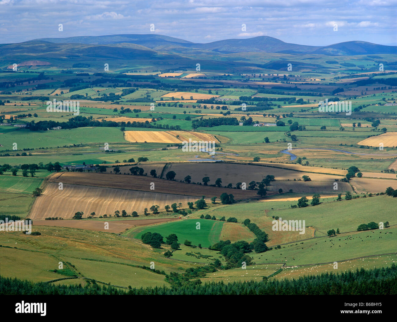 View From The Hills Of Simonside High Resolution Stock Photography and ...