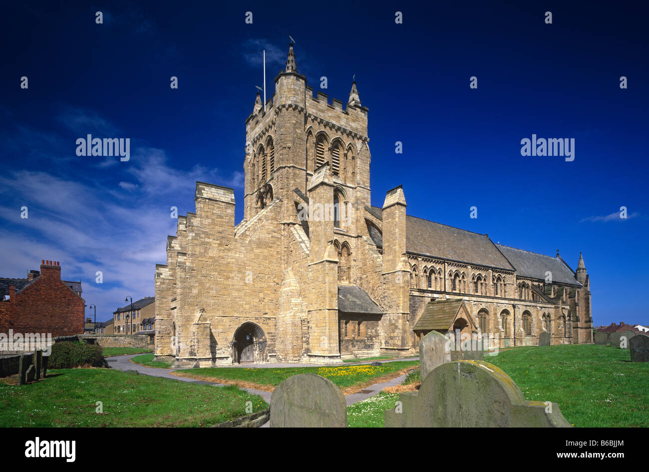 St Hilda's church in Hartlepool, Teesside Stock Photo - Alamy