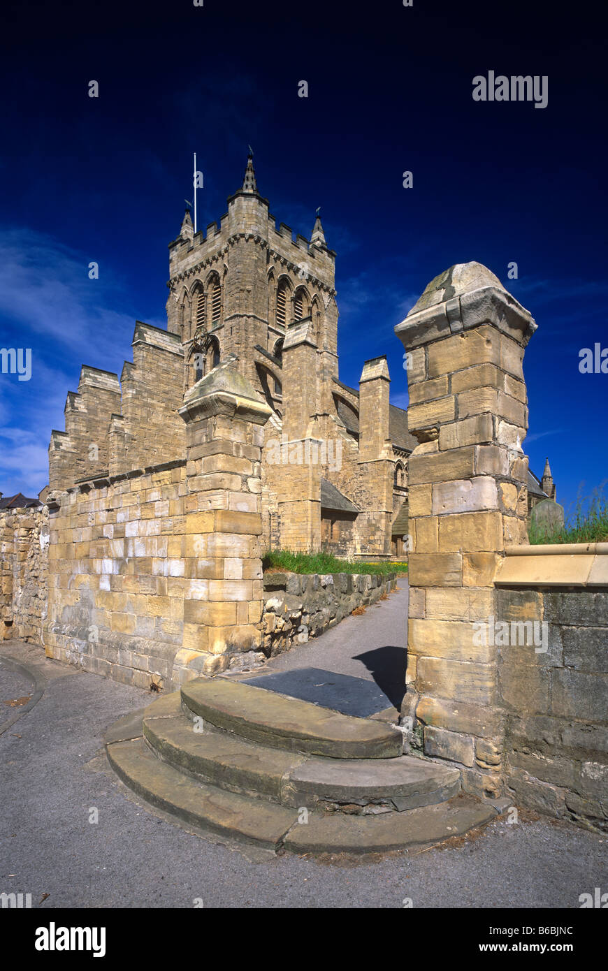 St Hilda's church in Hartlepool, Teesside Stock Photo - Alamy