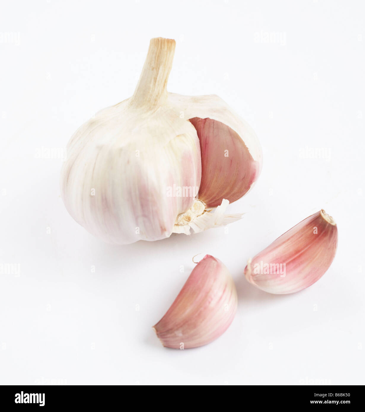 Close-up of garlic bulb Stock Photo - Alamy