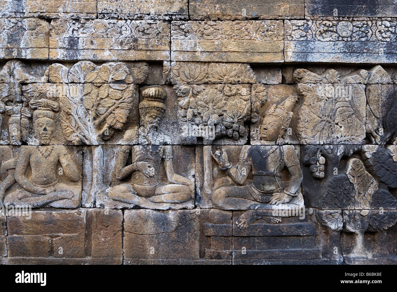 Indonesia, Yogyakarta (Jokjkarta), Java, Borobudur, Buddhist temple ...