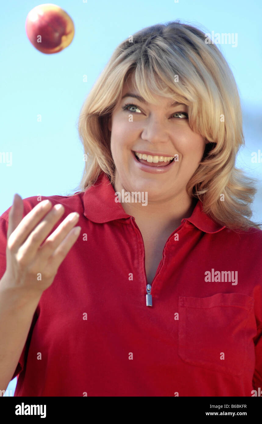 Chubby middle aged woman hi-res stock photography and images - Alamy