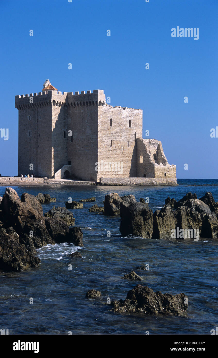 Saint Honorat Fortified Monastery (c11-15th), Honorat Island, Lerins ...