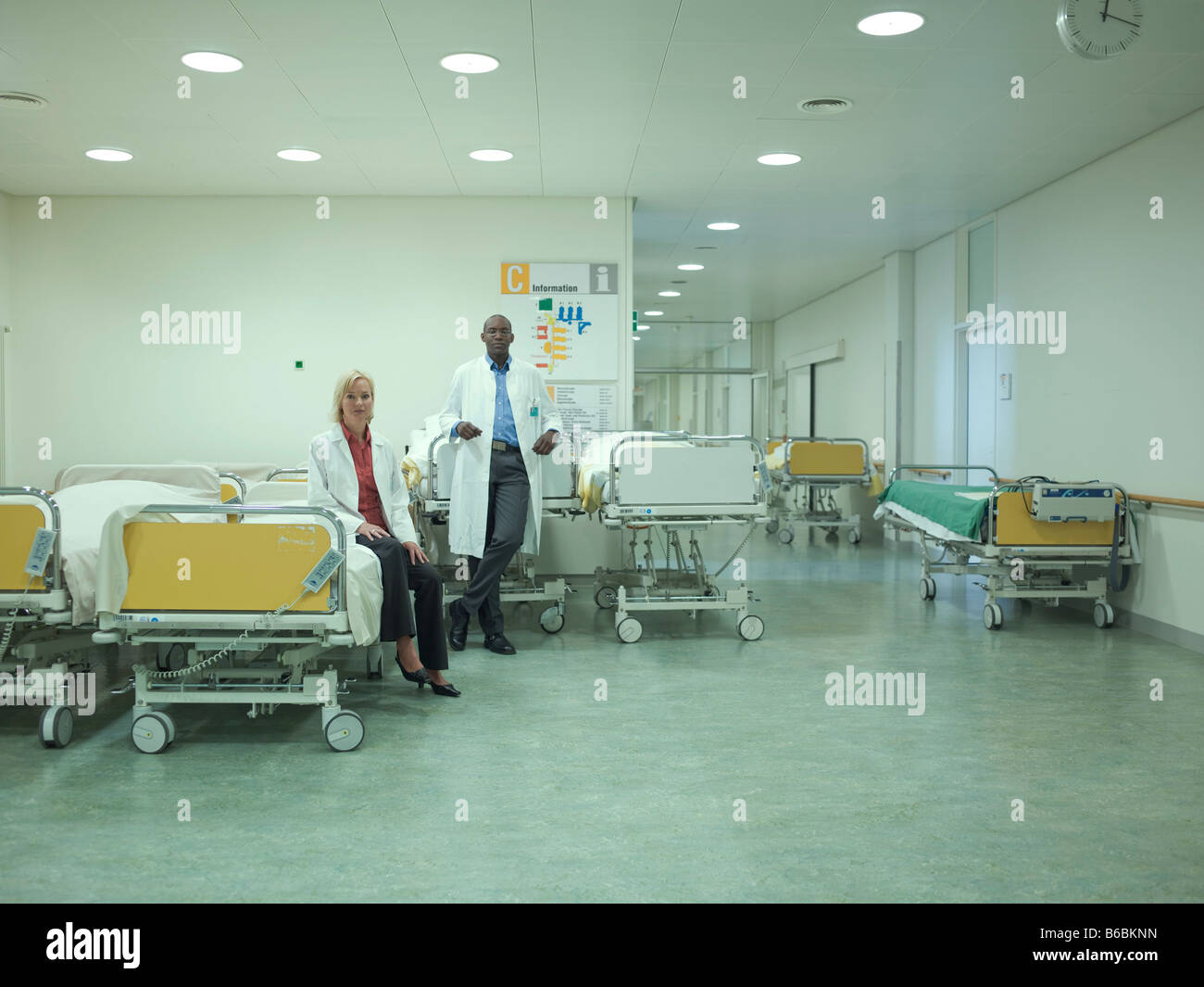 Interiors of hospital ward Stock Photo - Alamy