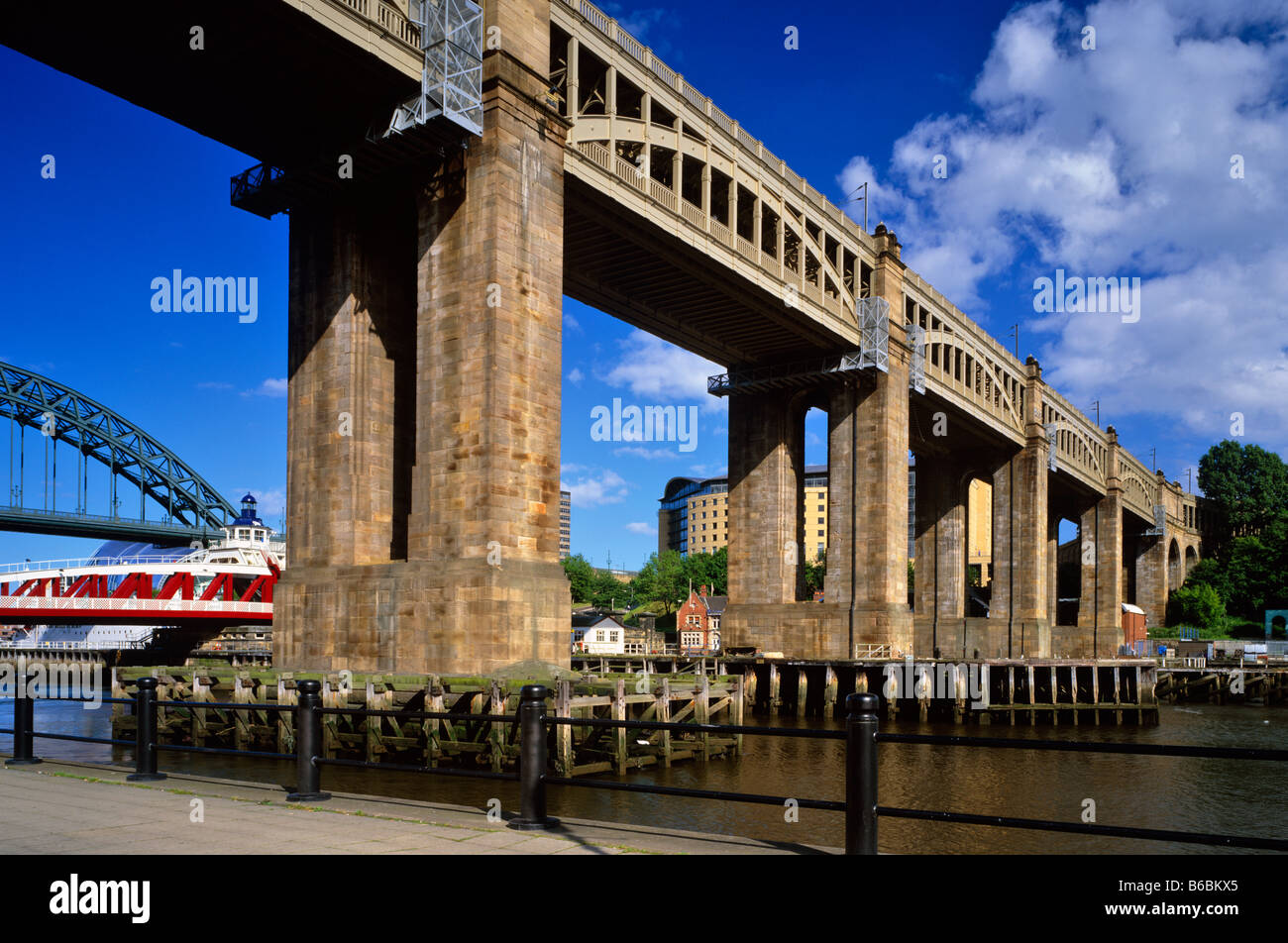 High Level Bridge, Newcastle Gateshead, Tyne and Wear - taken from the ...