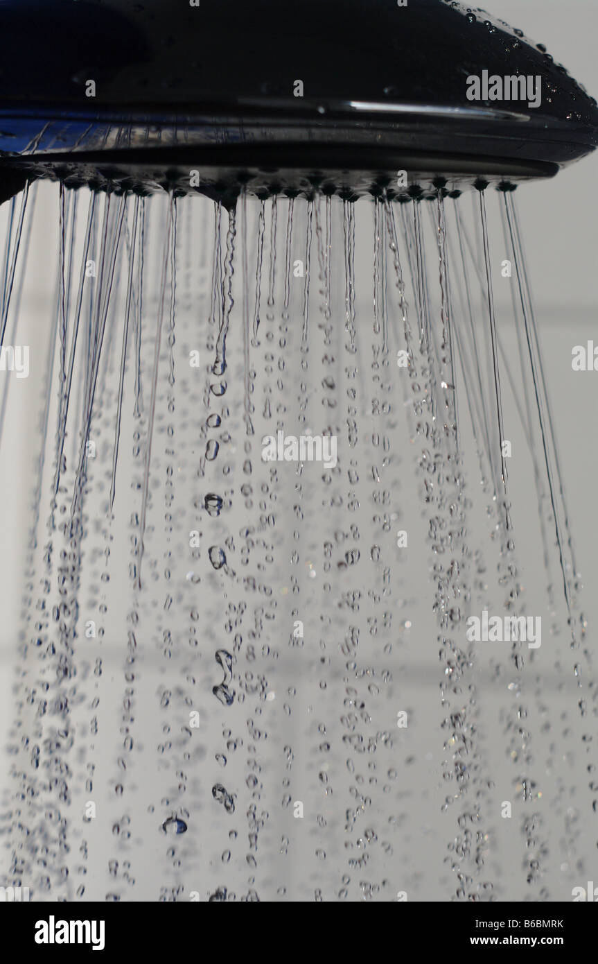 water drops falling from a shower Stock Photo - Alamy