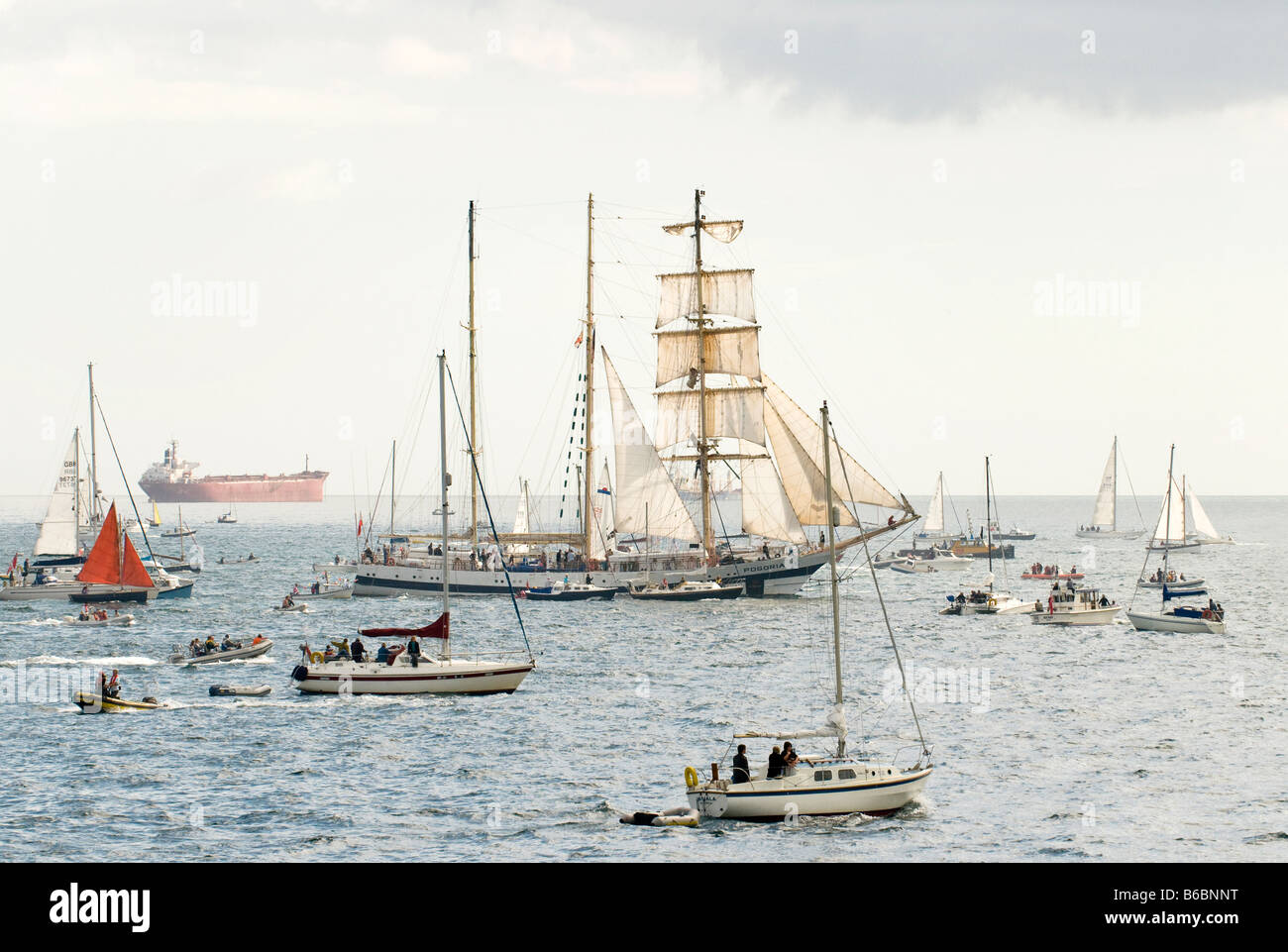 Class A Tall Ship "Pogoria" and other ships during Funchal Tall Ships ...