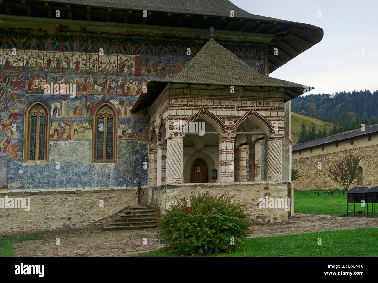 Romania bucovina sucevita monastery hi-res stock photography and images ...