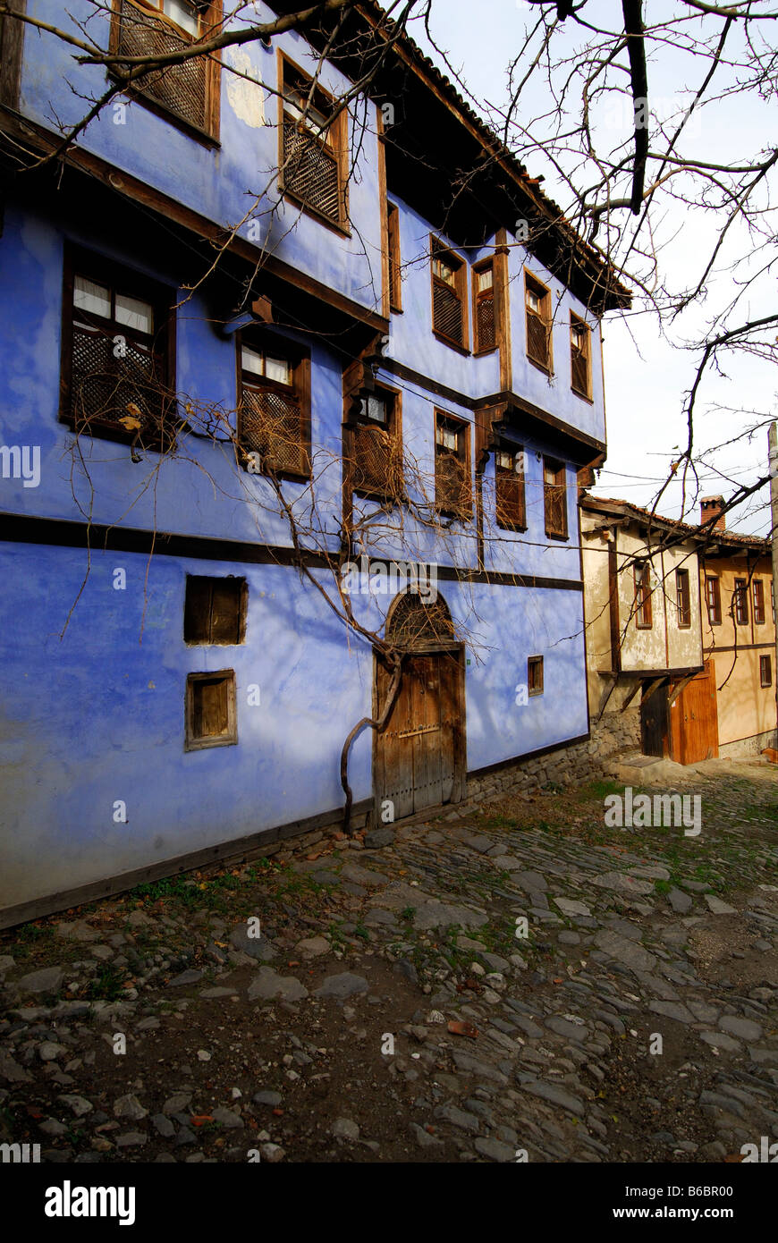 big and old village houses Stock Photo - Alamy