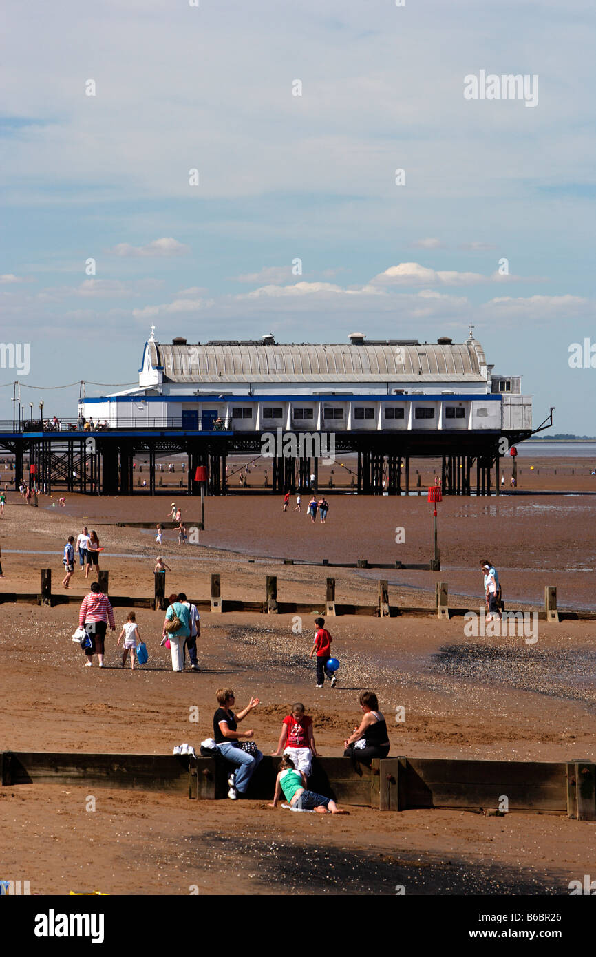Cleethorpes traditional British seaside resort beaches Pier East Riding ...