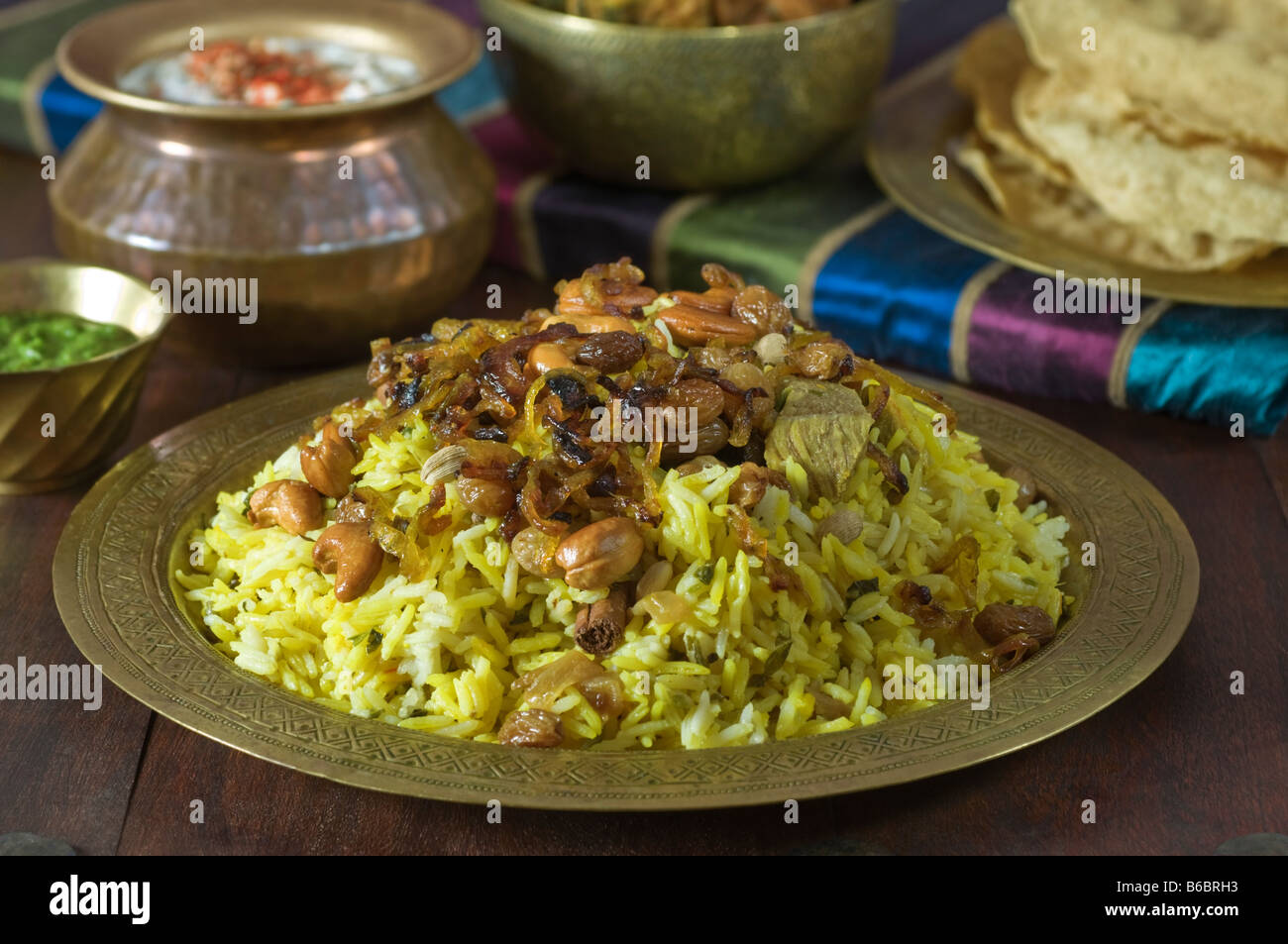 Biriani South Asia food Stock Photo - Alamy