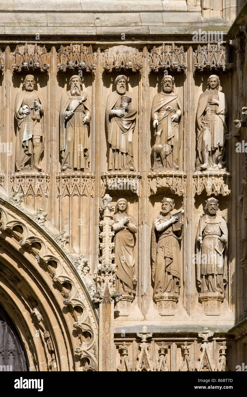 Beverley Minster Abbey Church 1220 Principal Facade perpendicular ...
