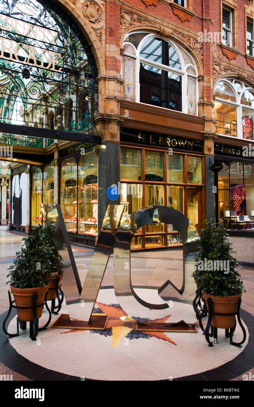 Victoria Quarter Sign Leeds West Yorkshire England Stock Photo - Alamy