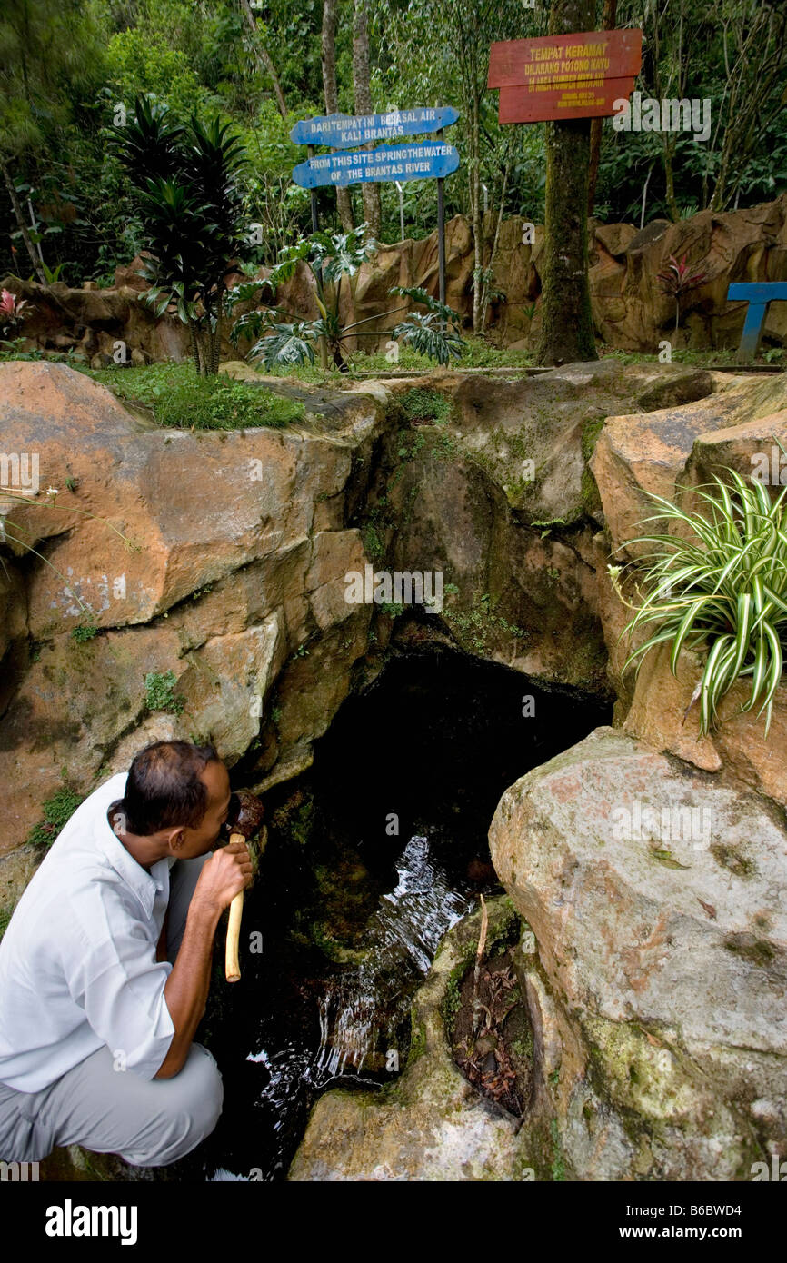 Indonesia, Selekta, Java, Source of Brantas river Stock Photo - Alamy