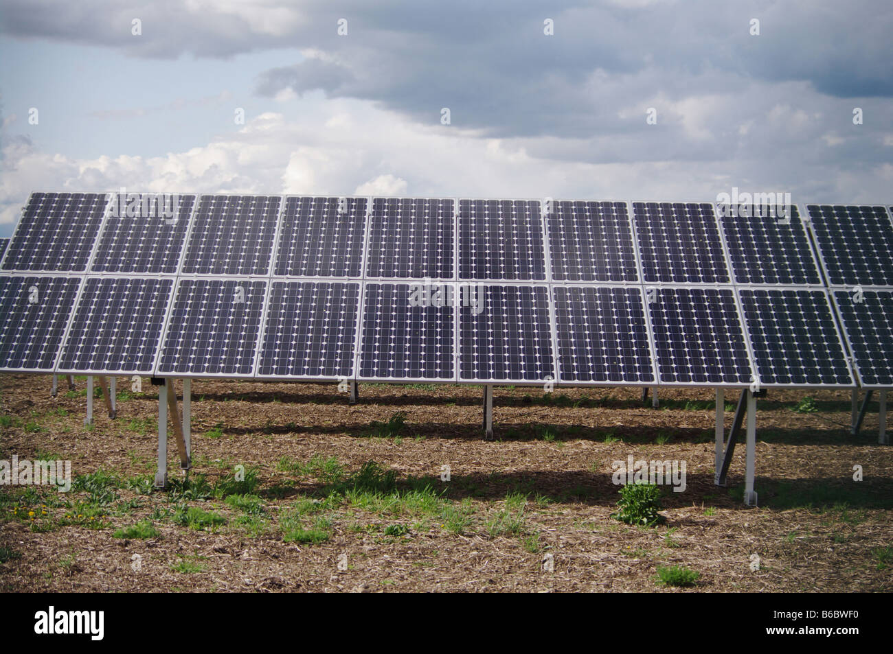 solar collector energy plant outside Stock Photo - Alamy