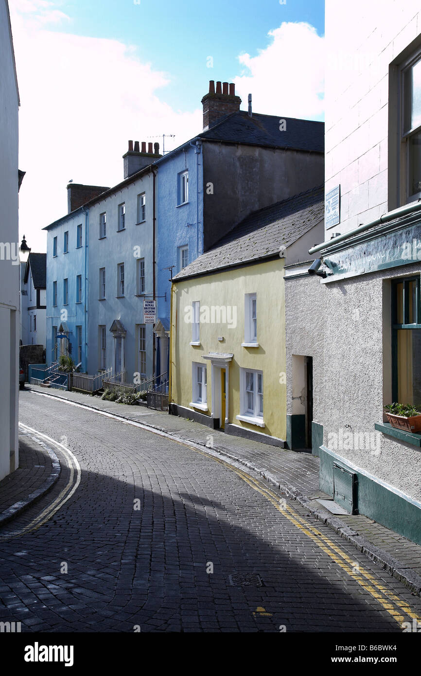 Tenby town street hi-res stock photography and images - Alamy