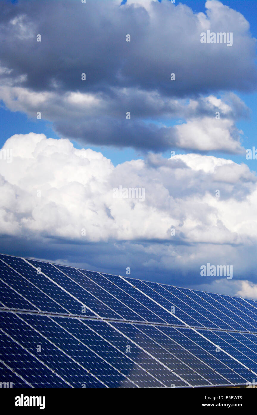 solar collector energy plant outside Stock Photo - Alamy