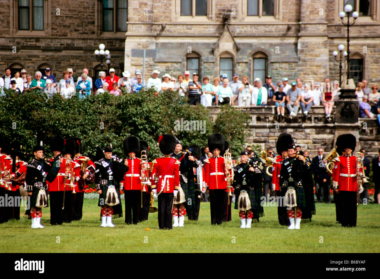 Changing of the Guard ceremony at Parliament Hill in Ottawa,Ontario ...