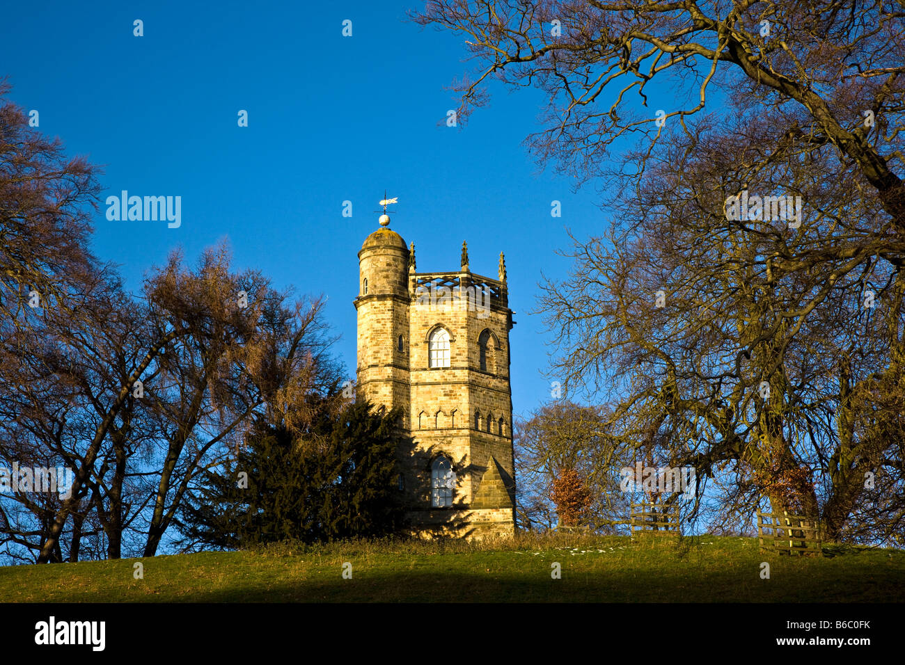 The Culloden Tower Richmond North Yorkshire Stock Photo - Alamy