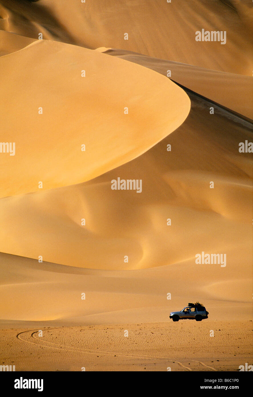 Libya, Fezzan region near Ghat. Akakus (Acacus) National Park. Sand ...