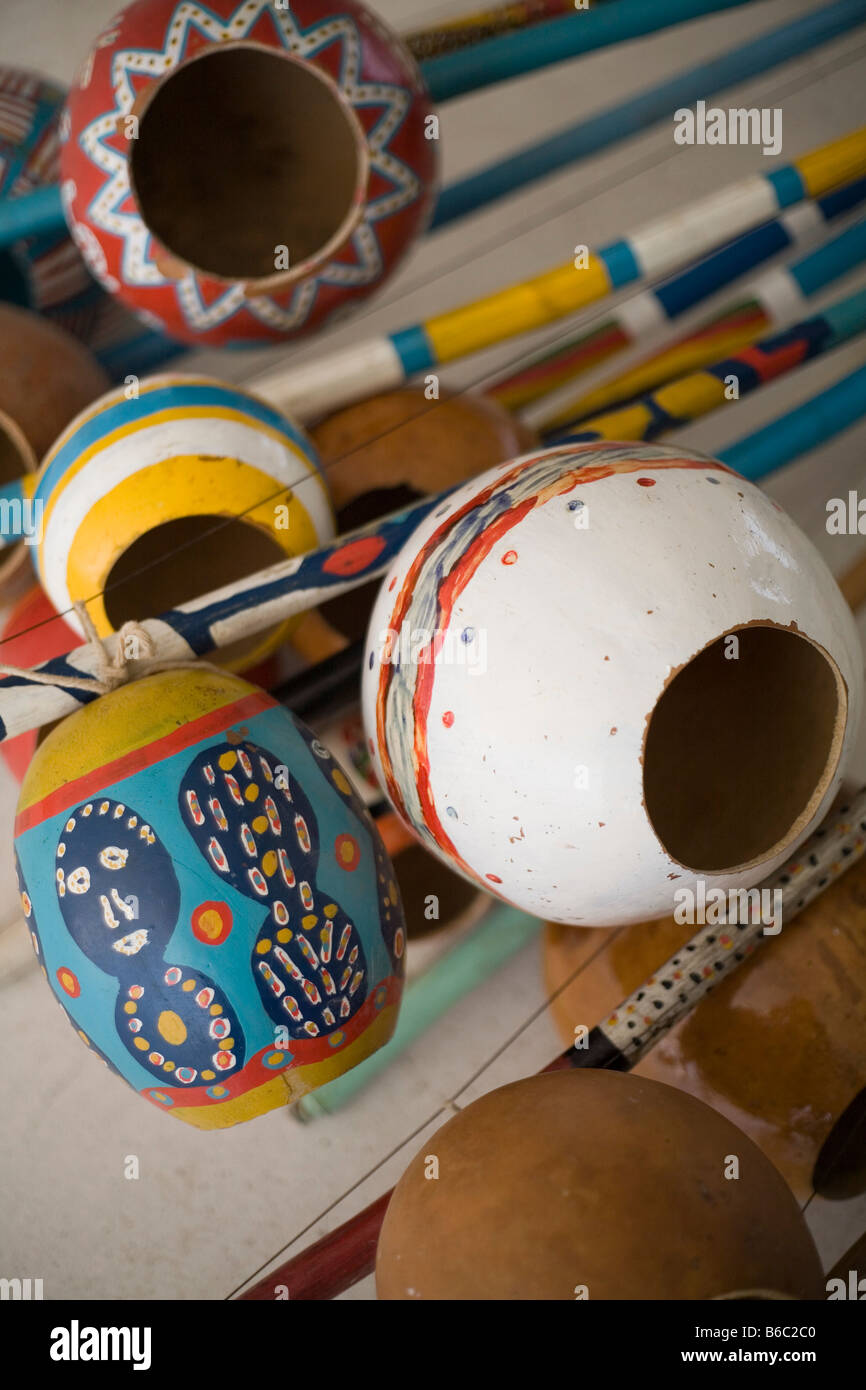 A traditional Capoeira instrument called a Berimbau Stock Photo - Alamy
