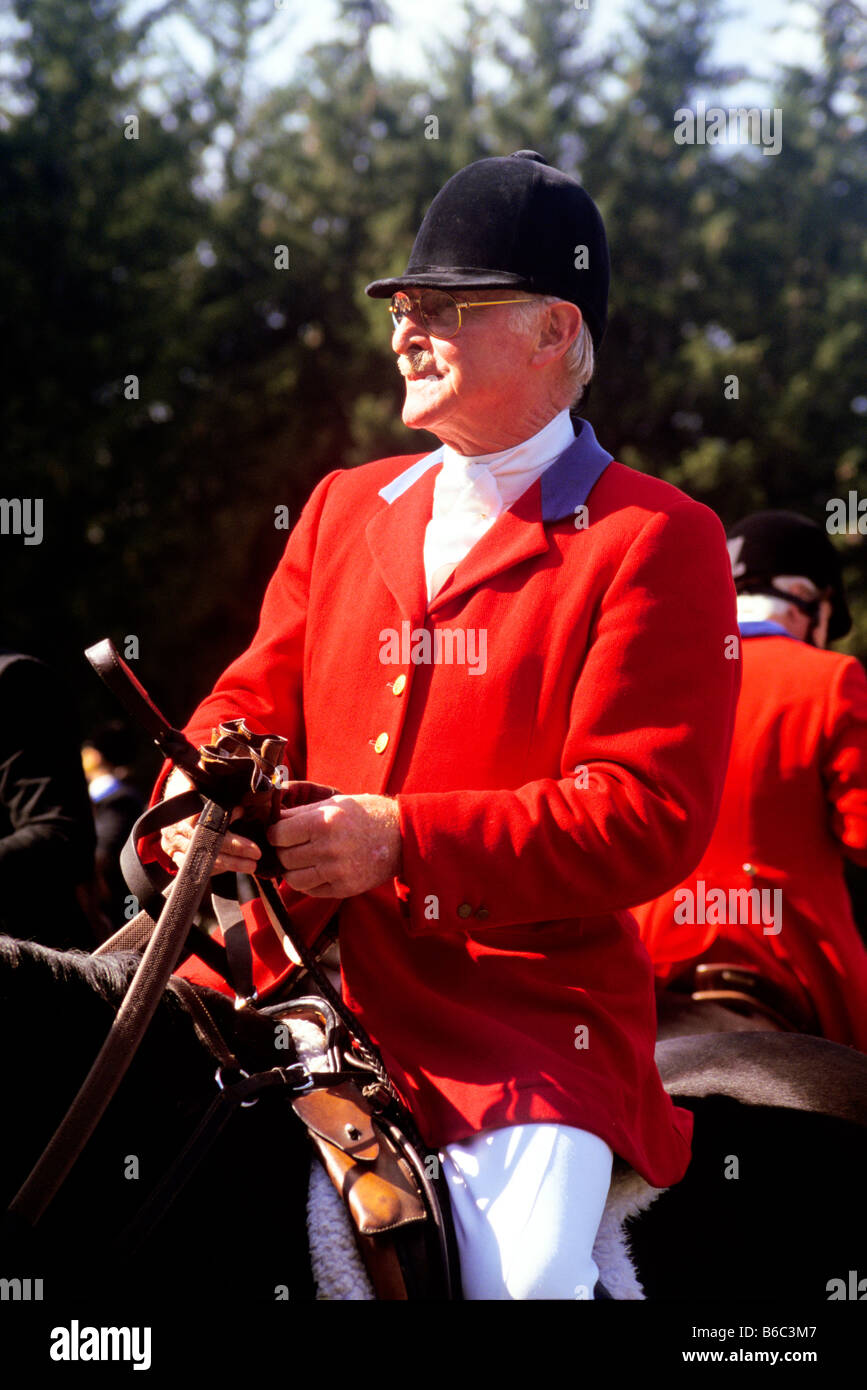 Master of the Hunt or Hunt Master of a Fox Hunt Stock Photo - Alamy