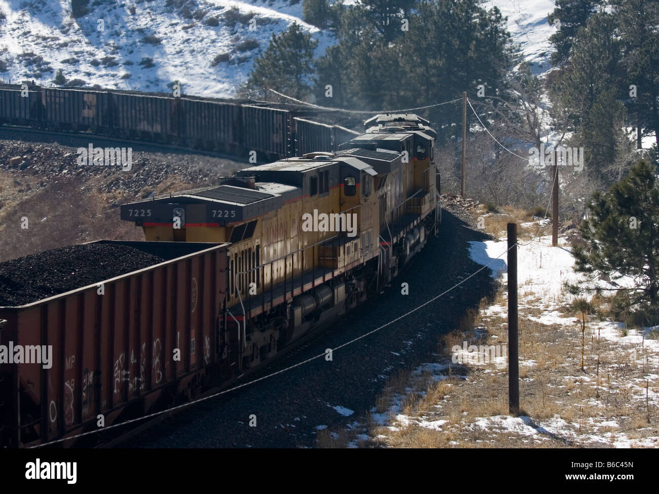 Union Pacific Freight Train Stock Photo - Alamy