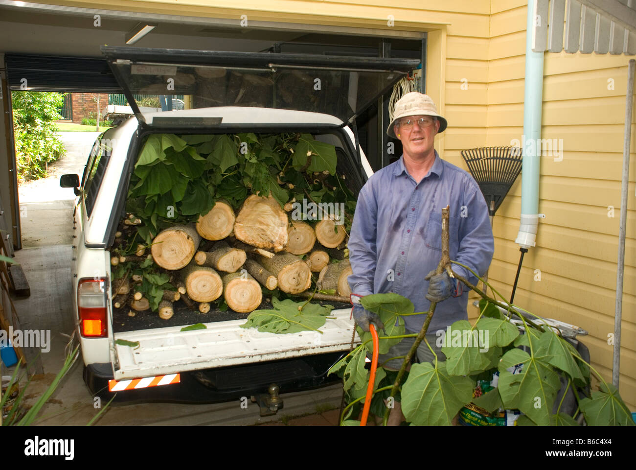 Green waste and saw hi-res stock photography and images - Alamy
