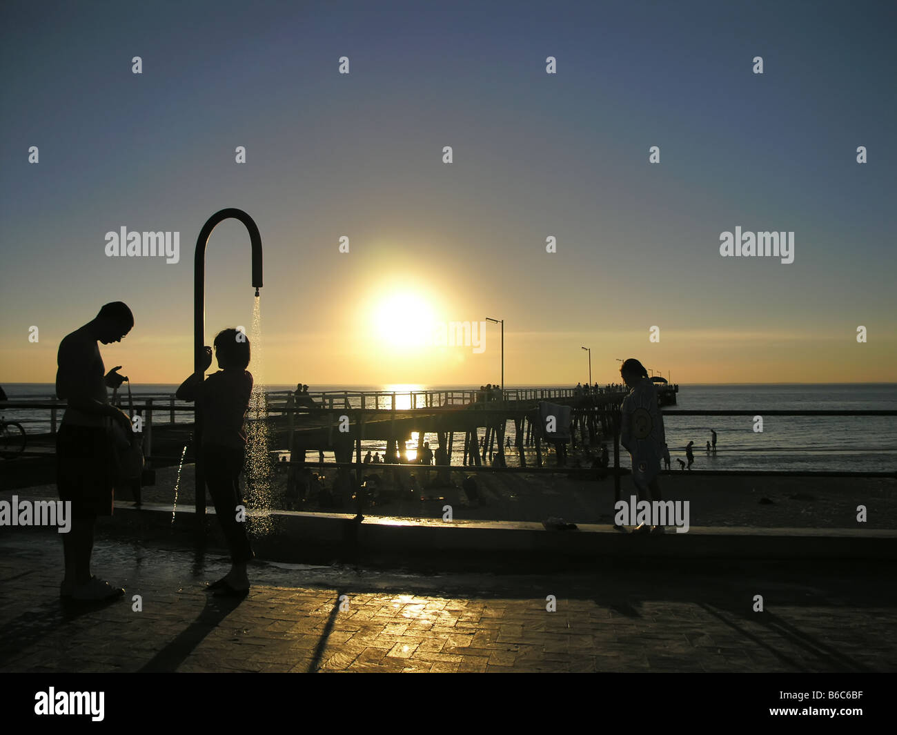 Semaphore beach jetty hi-res stock photography and images - Alamy