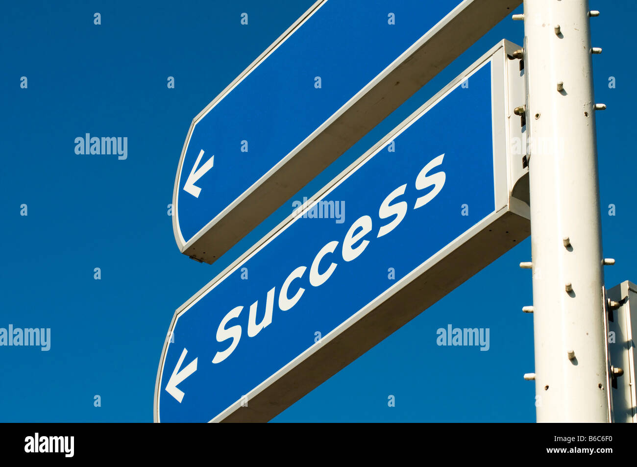 Success signpost hi-res stock photography and images - Alamy