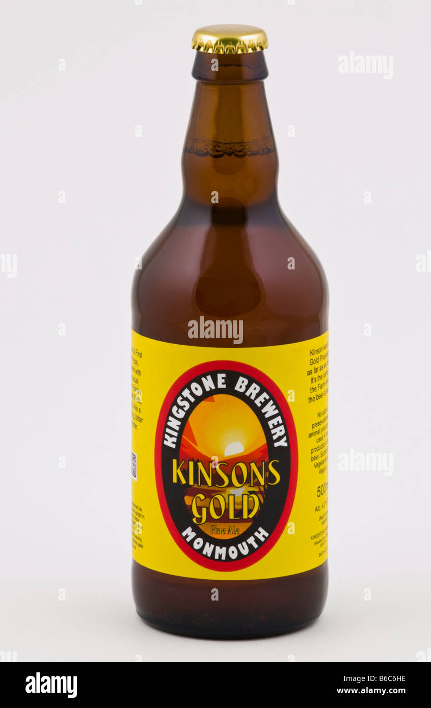 Kinsons Gold beer from the Kingstone Brewery Meadow Farm Tintern near ...