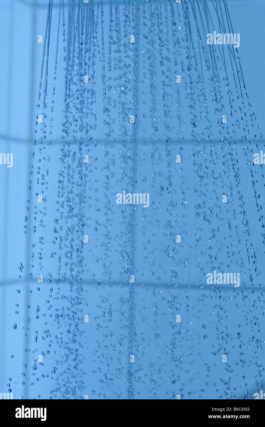 water drops falling from a shower Stock Photo - Alamy