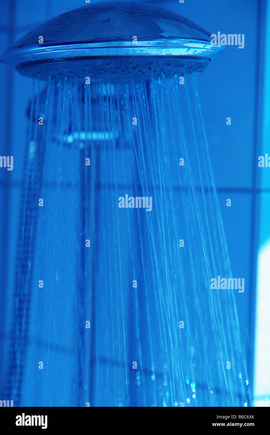 water drops falling from a shower Stock Photo - Alamy