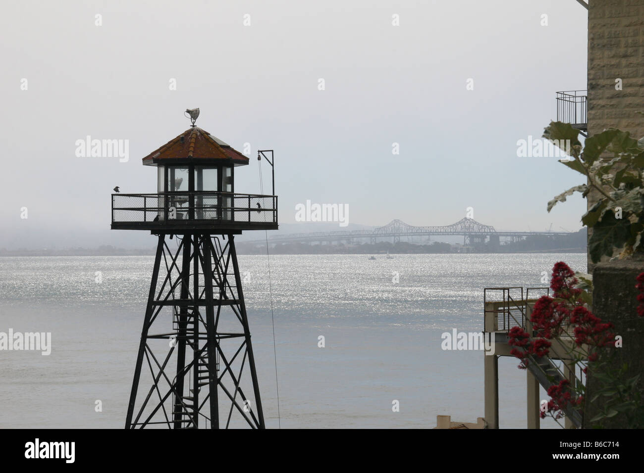 Alcatraz water tower hi-res stock photography and images - Alamy