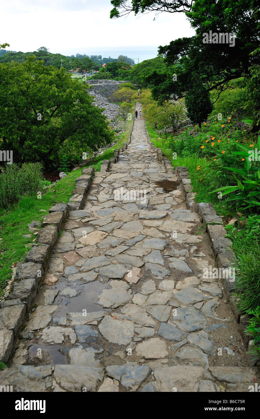 nakijin gusuku, nakijin, kunigami district, okinawa, japan Stock Photo ...