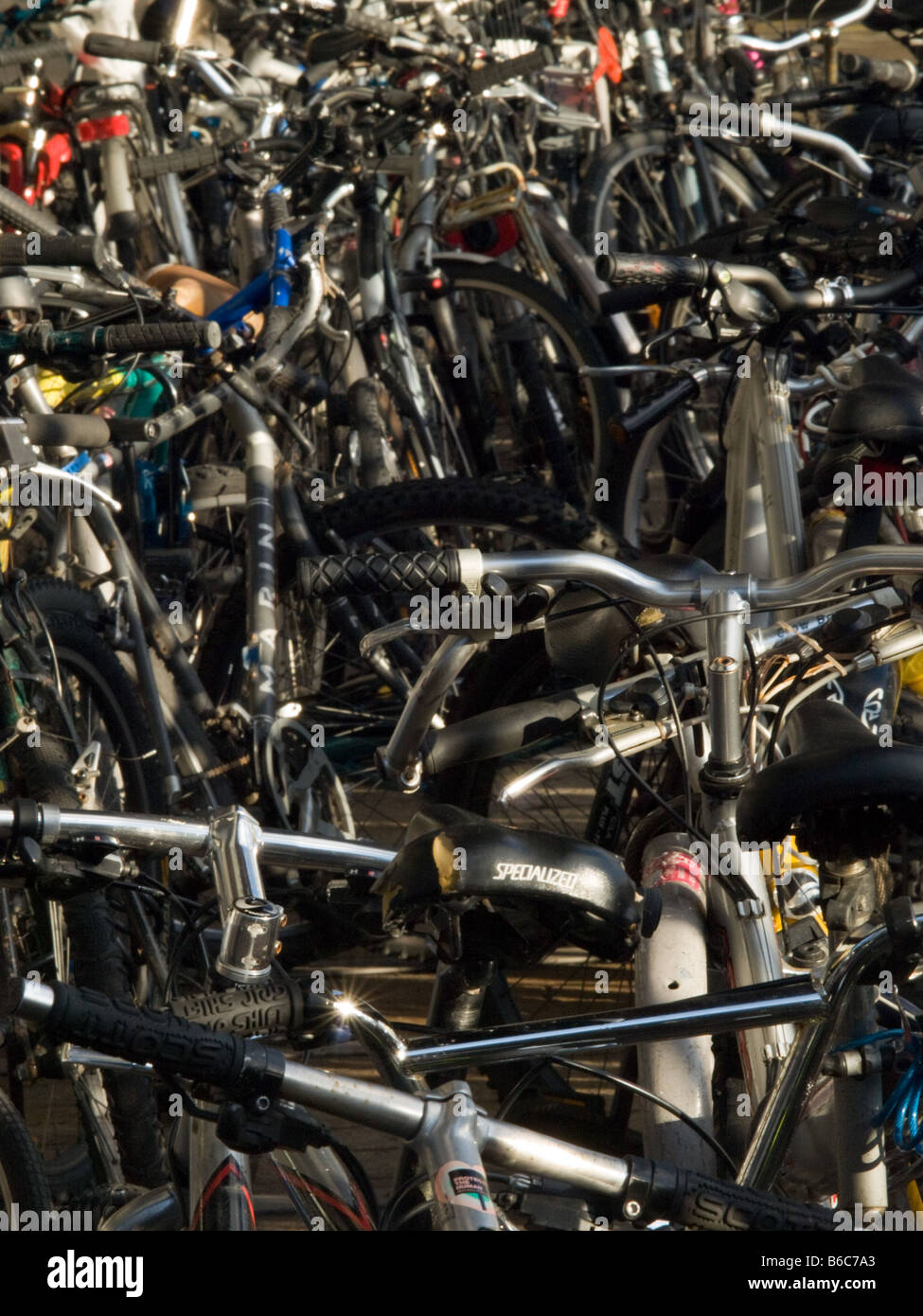 A jumble of bicycles Stock Photo - Alamy