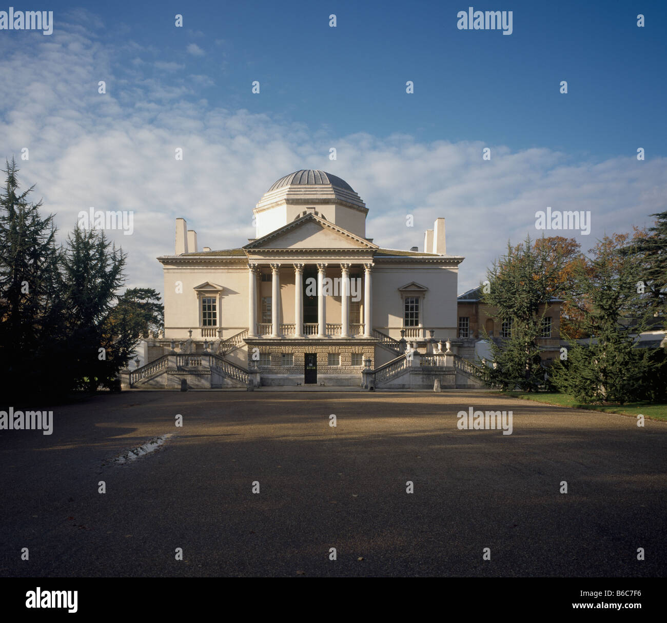 Chiswick House South Front Stock Photo - Alamy