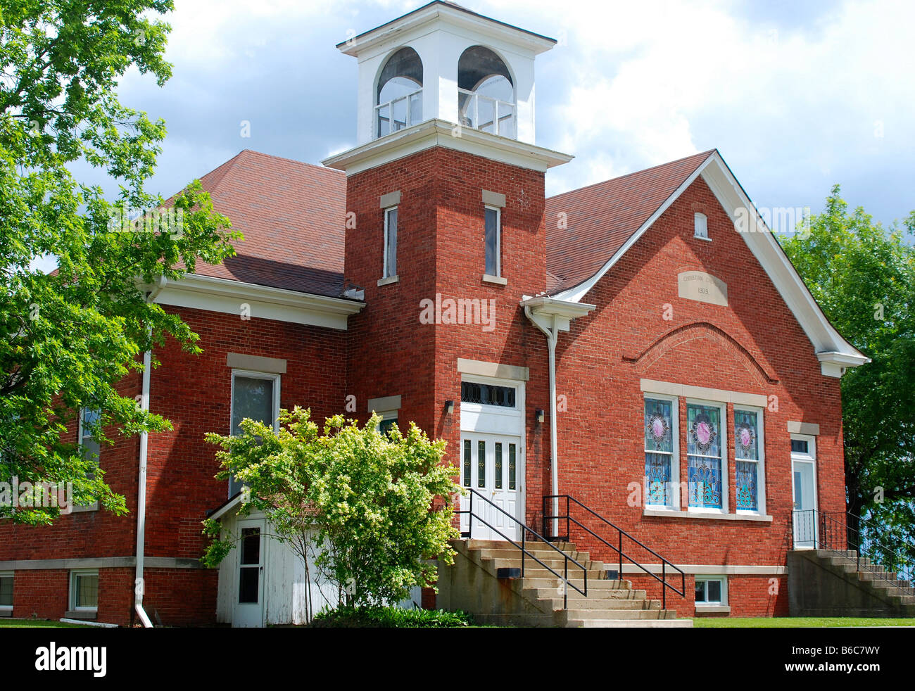 Stromy sky with church hi-res stock photography and images - Alamy