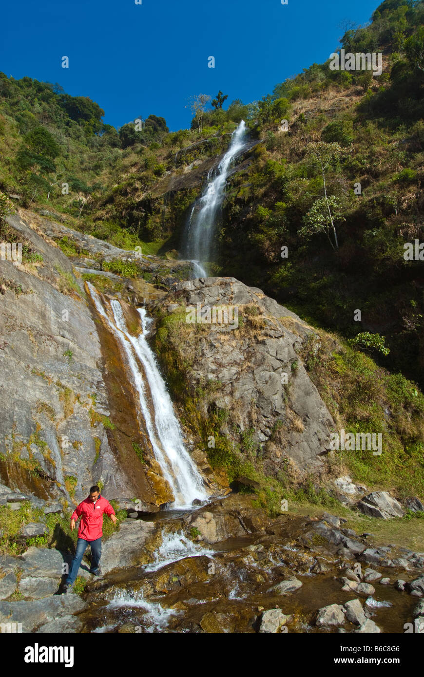 Pelling waterfall hi-res stock photography and images - Alamy