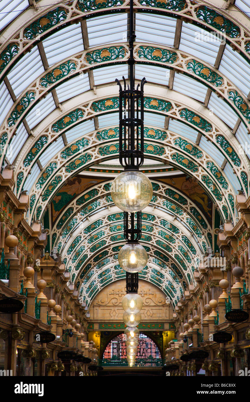 County Arcade Leeds West Yorkshire England Stock Photo - Alamy