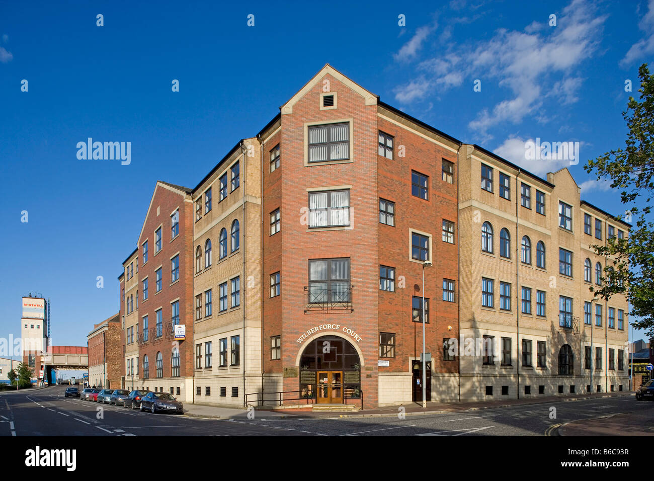 Kingston Upon Hull Town center typical buildings East Riding of ...