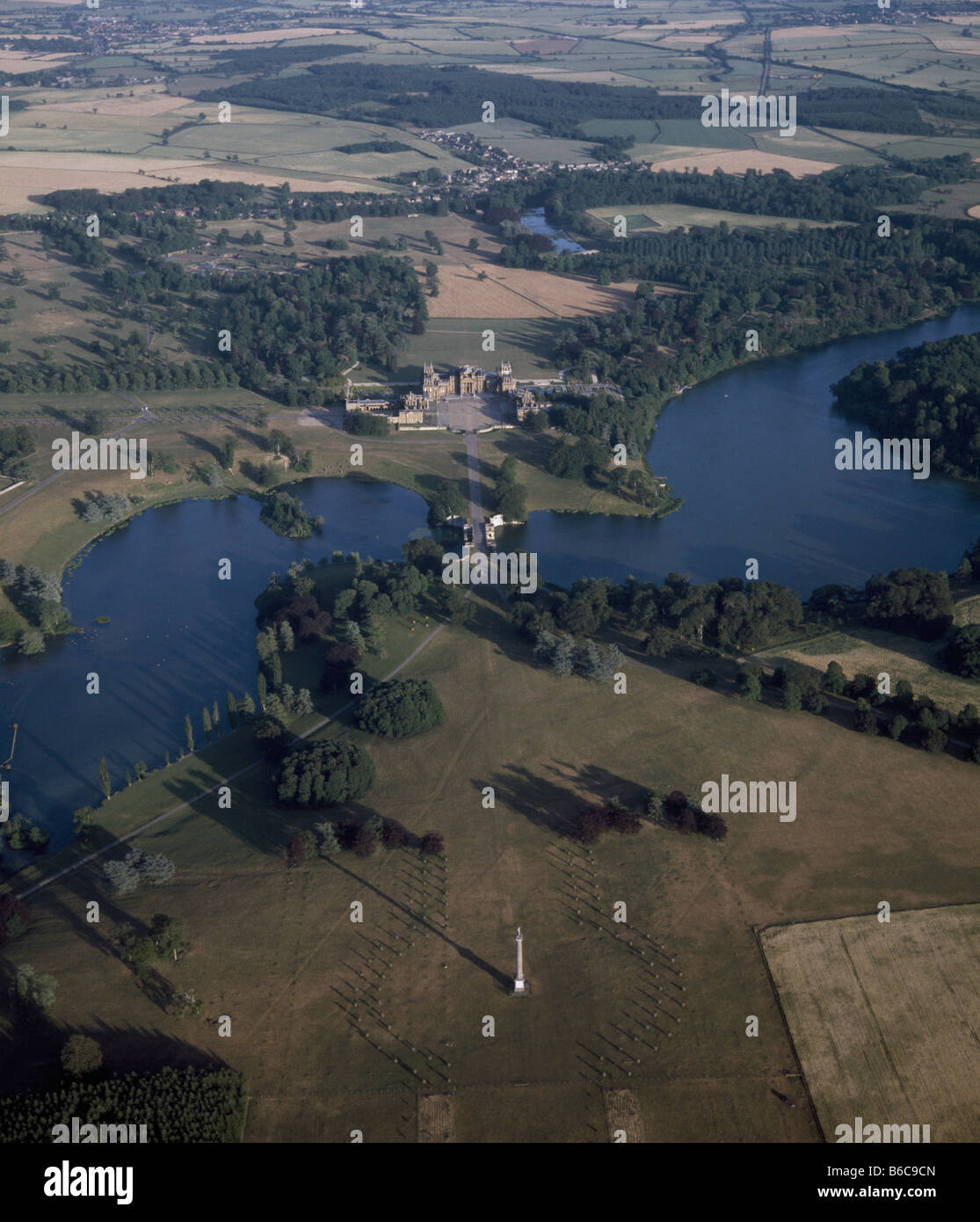 Blenheim park aerial hi-res stock photography and images - Alamy