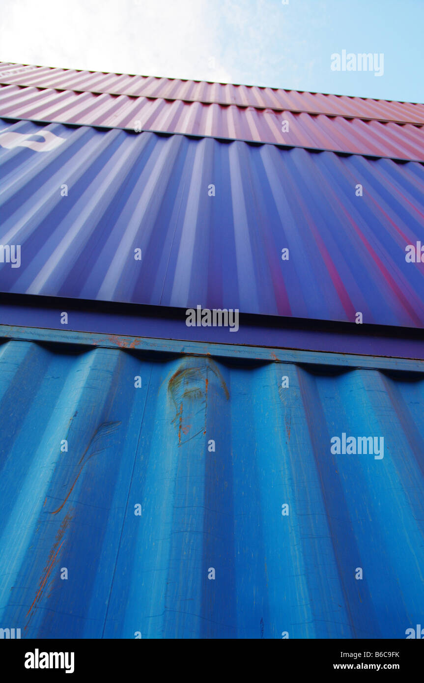 Container trailer terminal port hi-res stock photography and images - Alamy