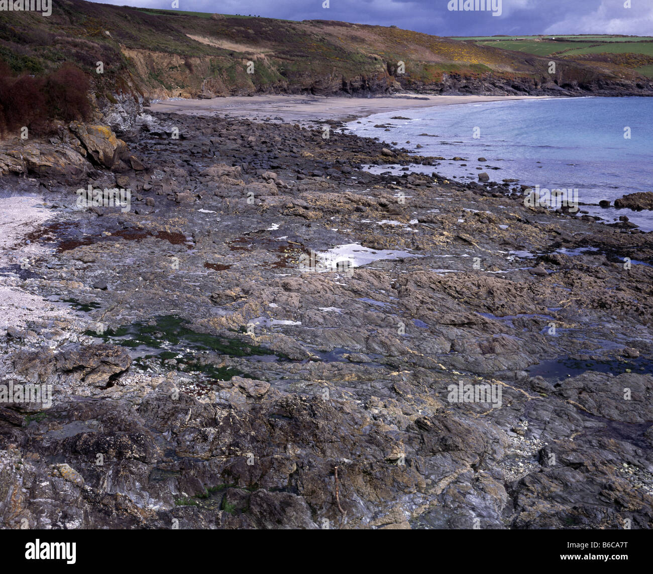Prussia Cove coastal path Cornwall UK Stock Photo - Alamy