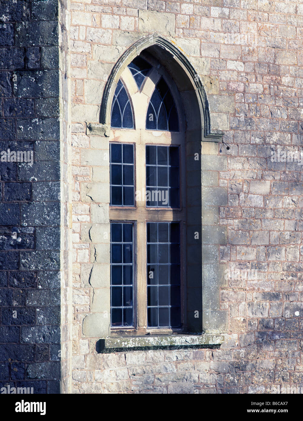 Clearwell Castle Window Stock Photo - Alamy